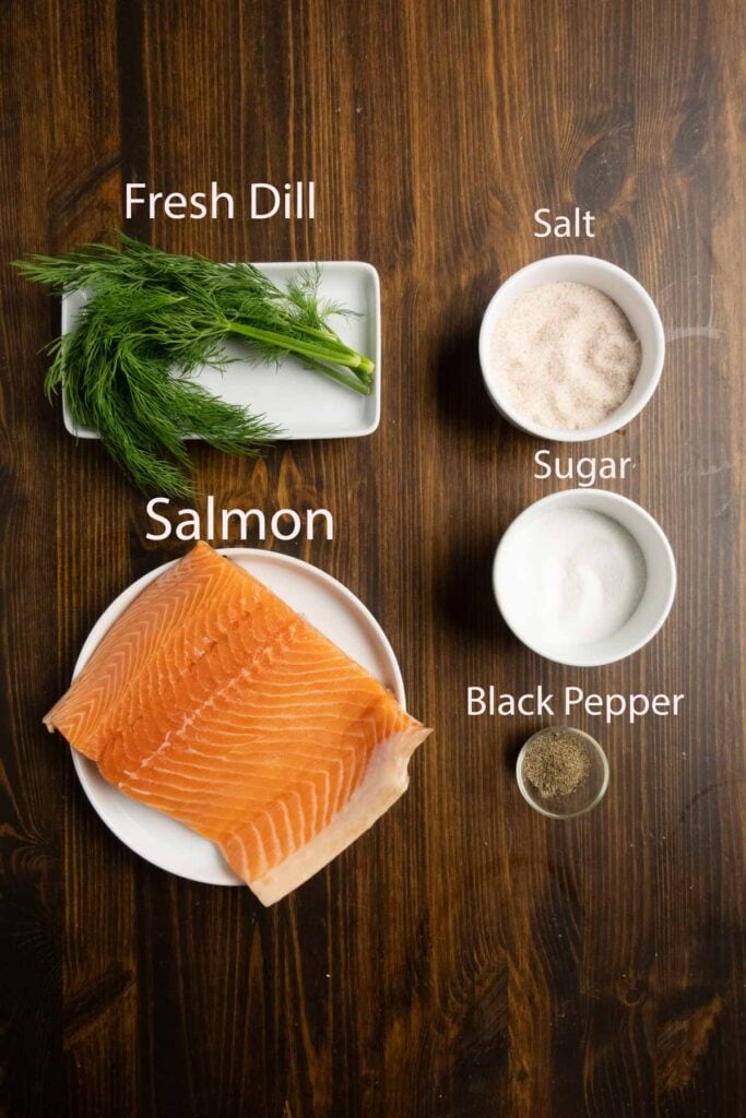 Cured Salmon Gravlax - The Bluster and the Burrow