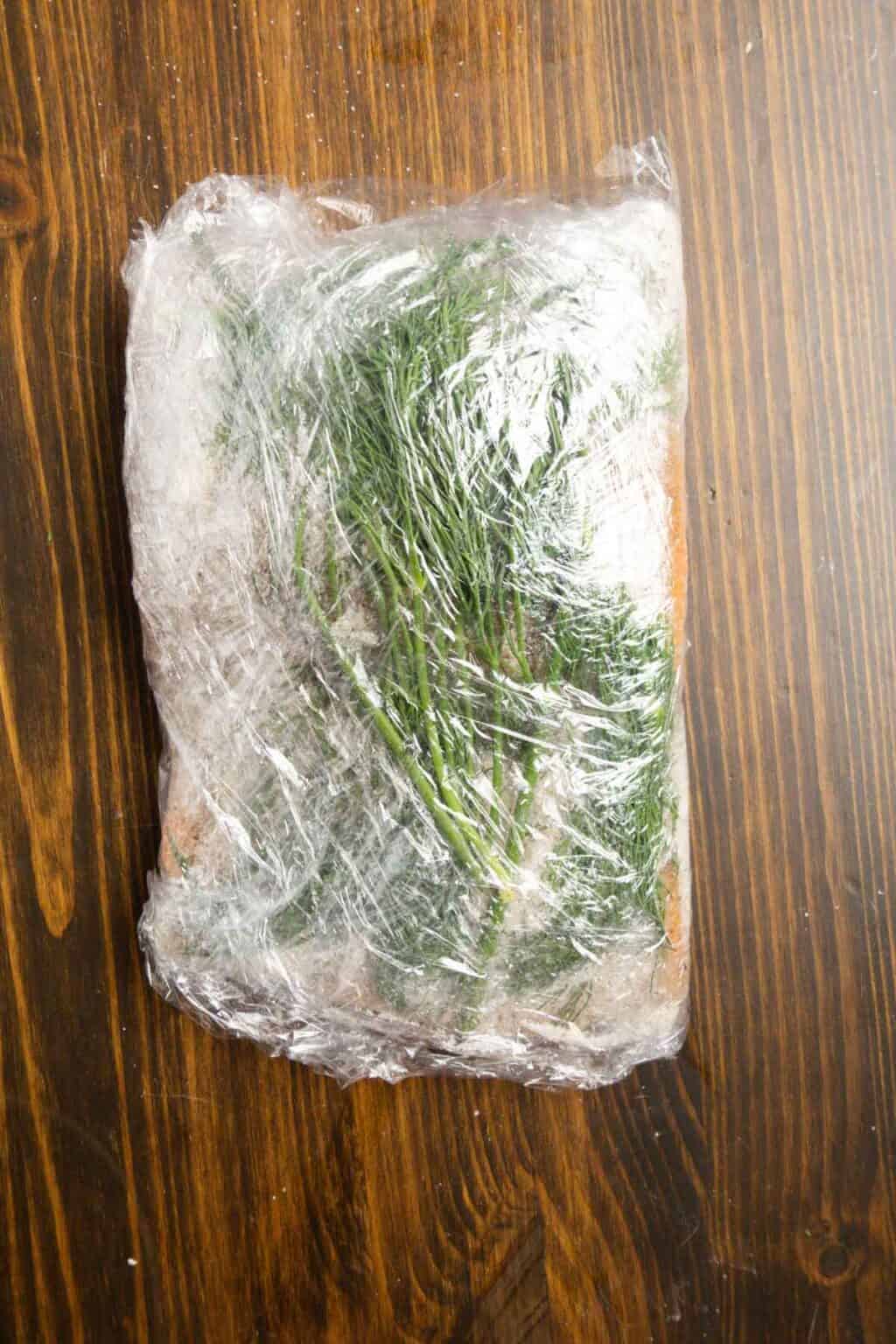 Cured Salmon Gravlax - The Bluster and the Burrow