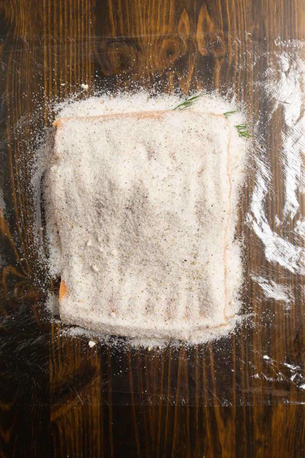 Cured Salmon Gravlax - The Bluster and the Burrow