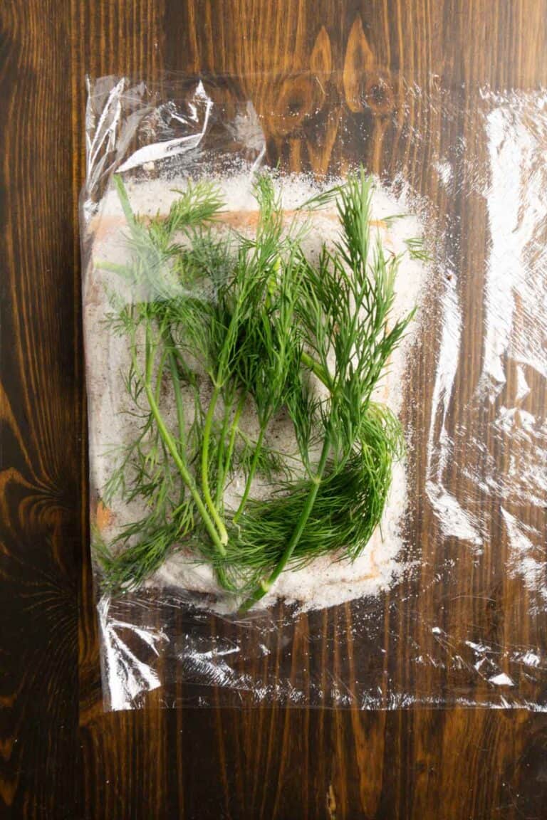 Cured Salmon Gravlax - The Bluster and the Burrow