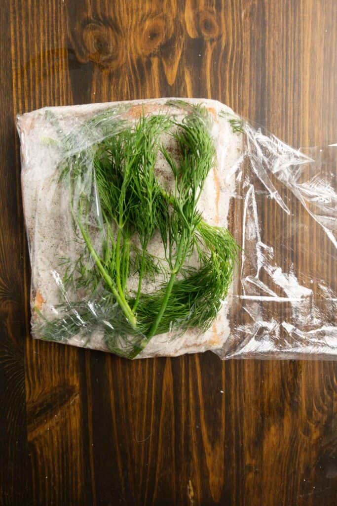 Cured Salmon Gravlax - The Bluster and the Burrow